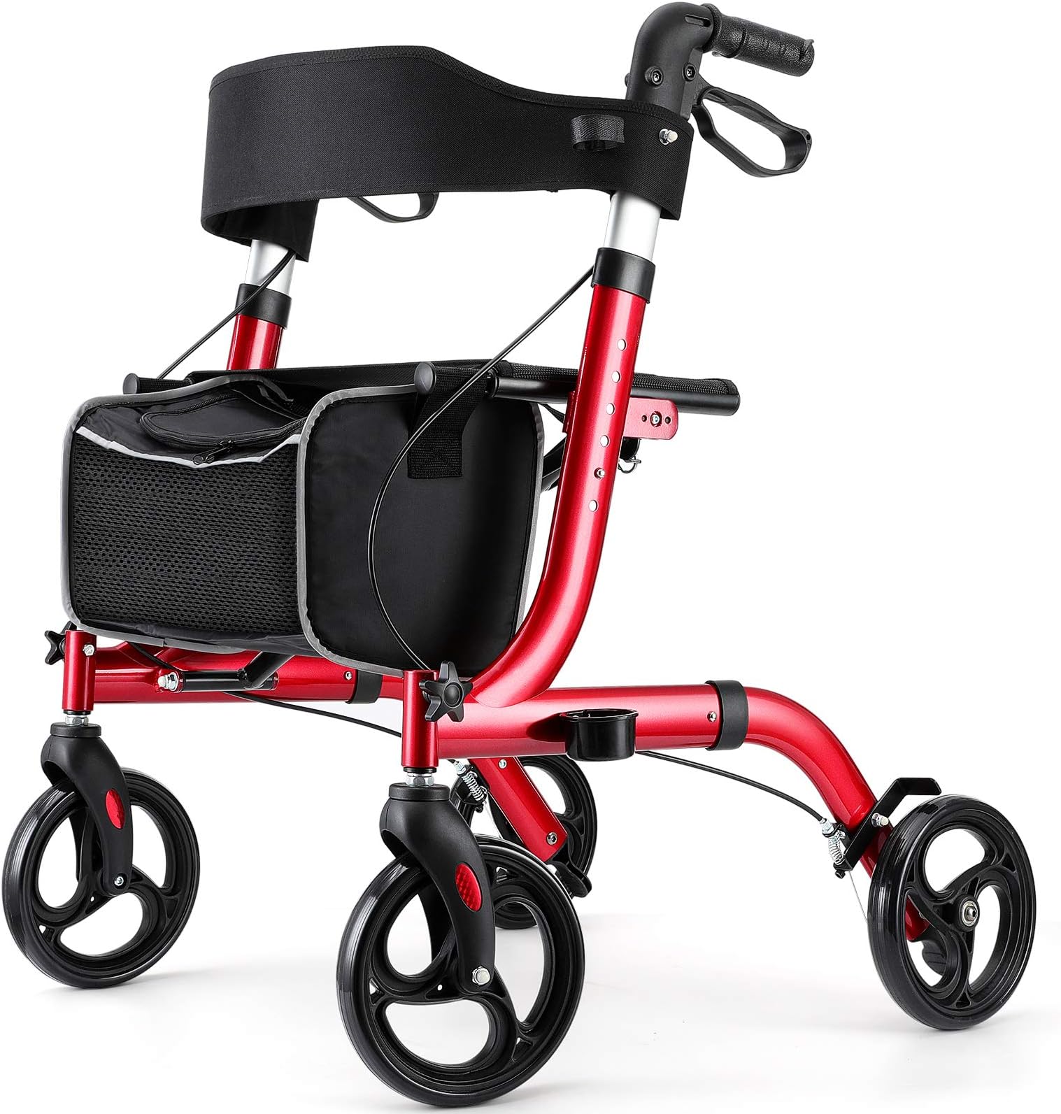Amazon.com: Rollator Walkers for Seniors- Rollator Walker with Seat 8 ...