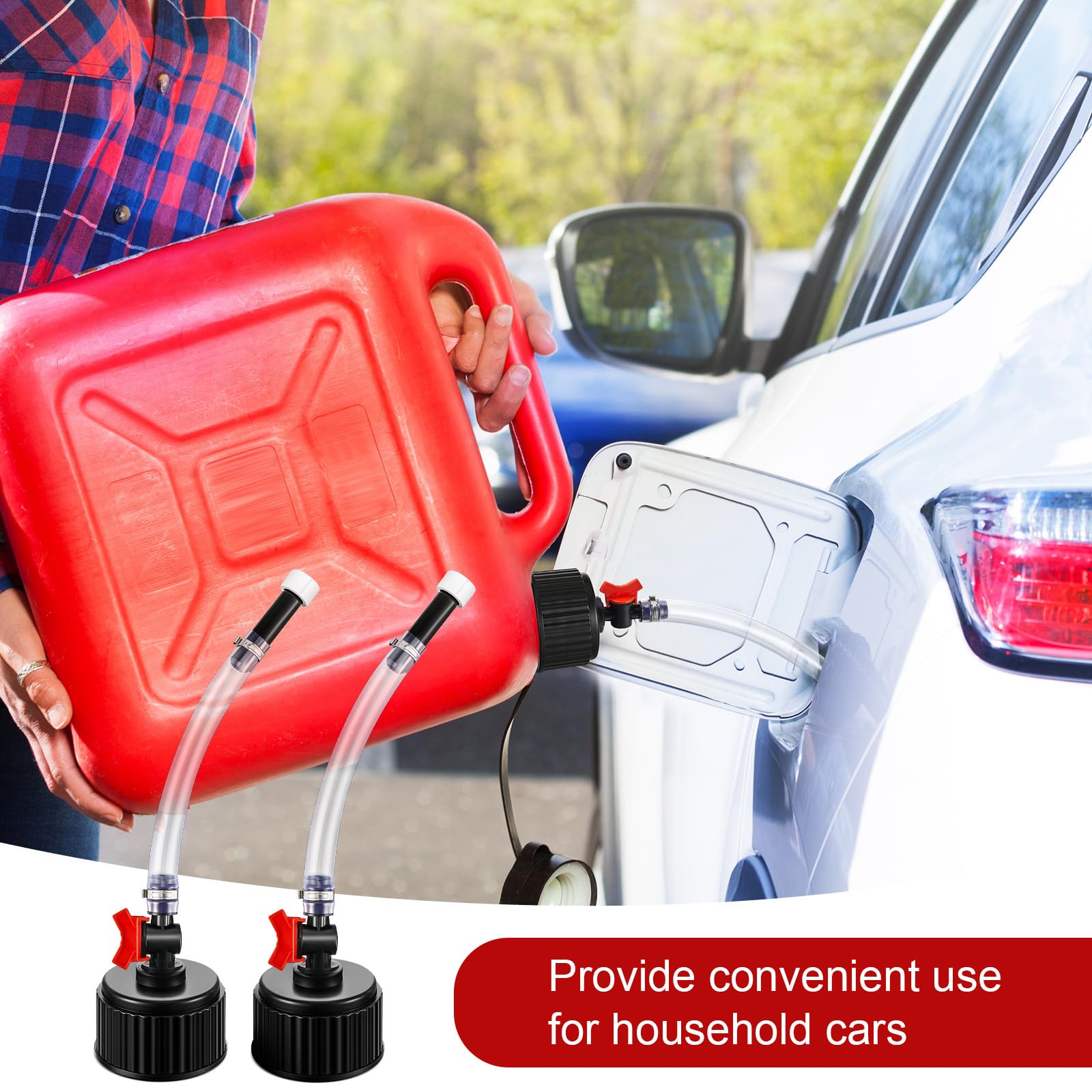 Snapklik.com : Fabbay 4 Pieces Racing Fuel Jug Cap Racing Fuels Filler ...