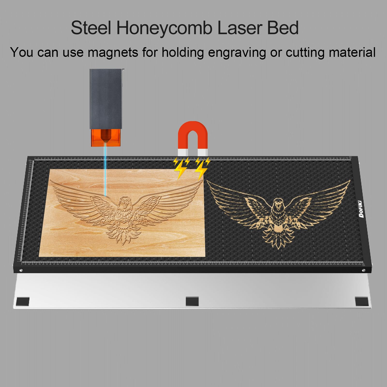 Snapklik.com : Dofiki Honeycomb Laser Bed Extension 37.4"x 18.1" For D1 ...