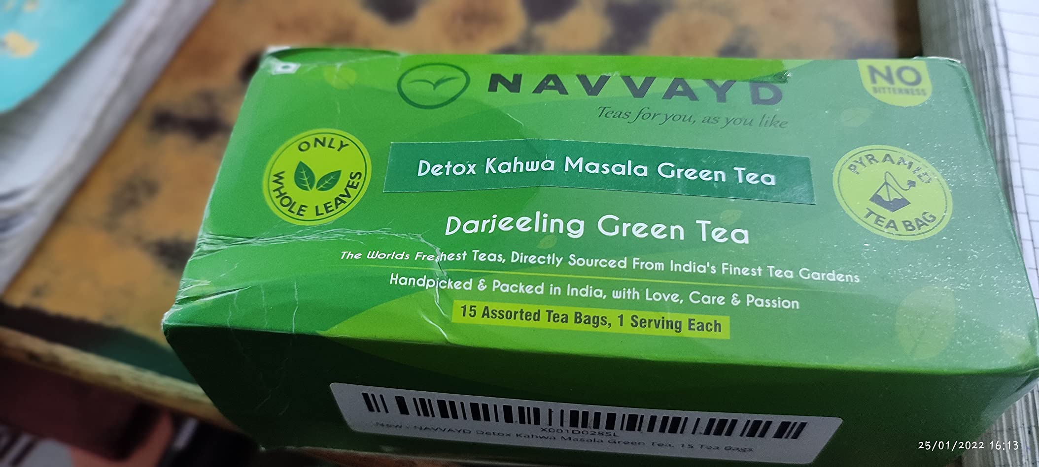 NAVVAYD Ayurvedic Detox Green Tea, 15 Tea Bags : Amazon.in: Grocery ...