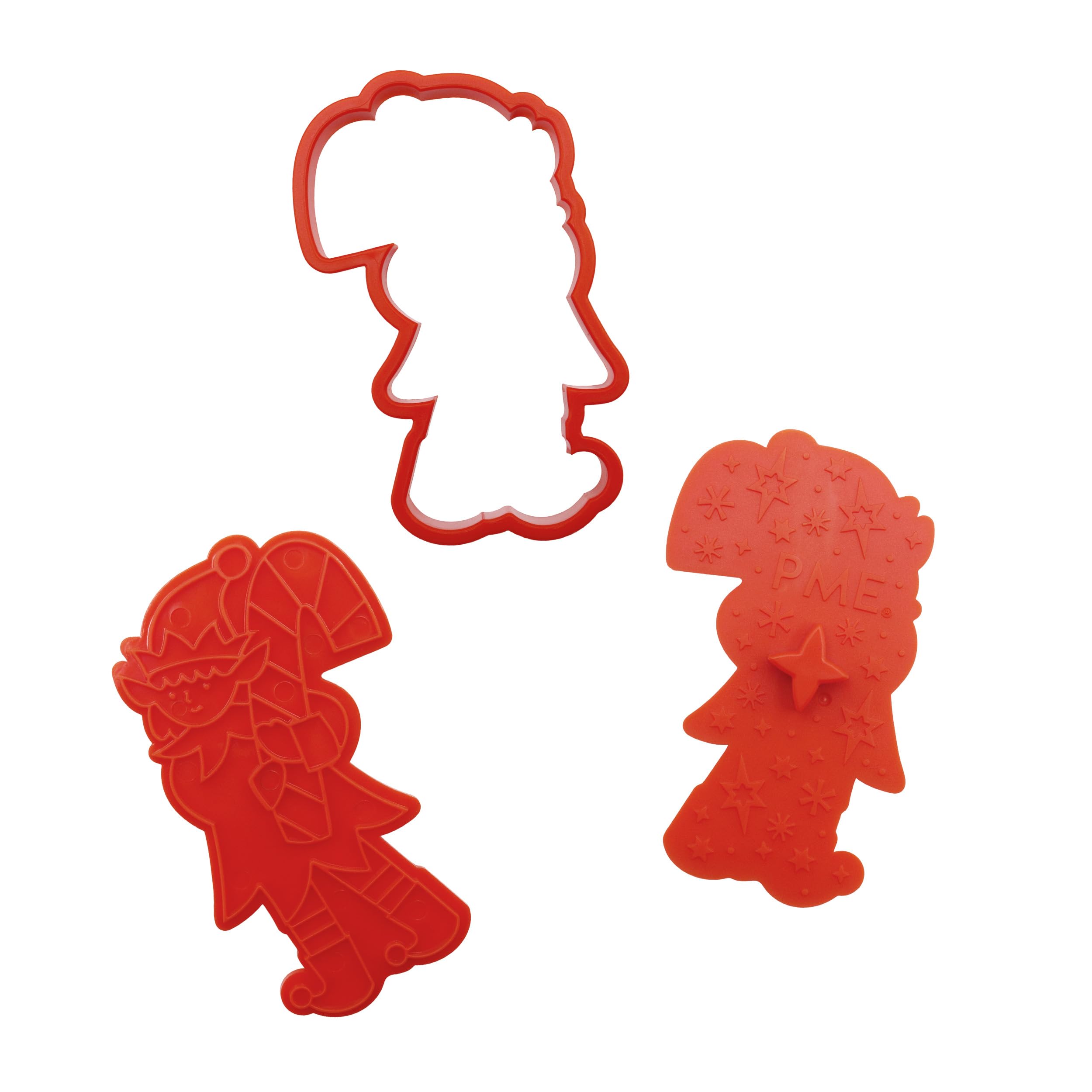 Snapklik.com : PME Christmas Cookie Cutters & Stamps - Santas Workshop