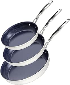 Amazon.com: Nuwave 3-Piece 8”, 10”, 12” Forged Lightweight Frying Pan ...