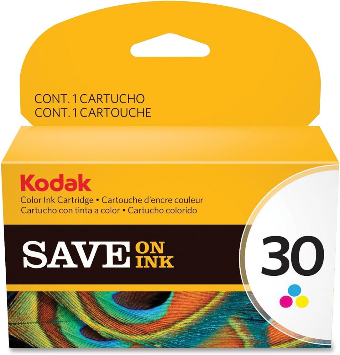Amazon.com: Kodak Color 30c Ink Cartridge - Retail (1022854) : Office ...
