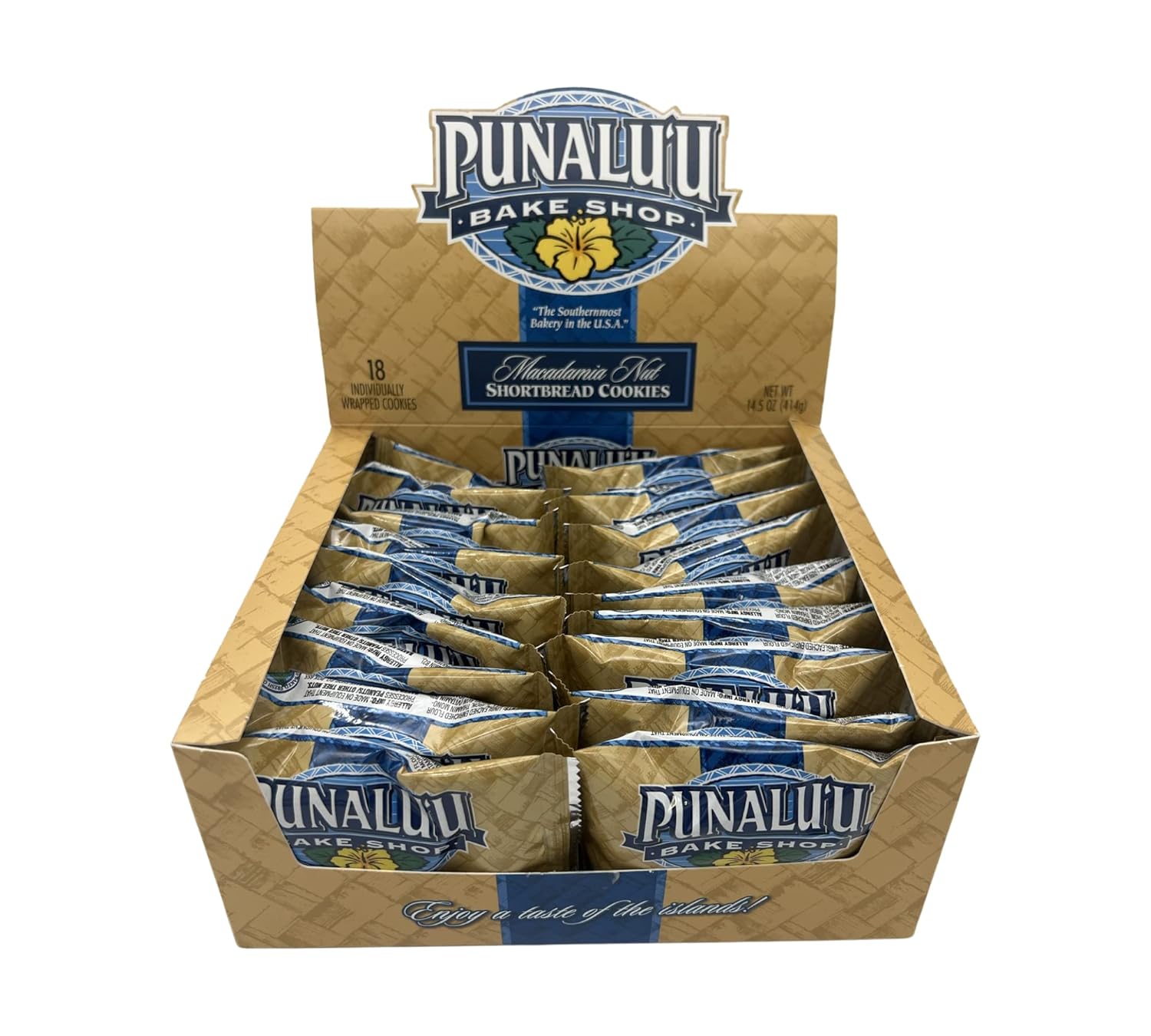 Amazon.com: Hawaiian Style Shortbread Cookies | Punalu'u Bake Shop ...