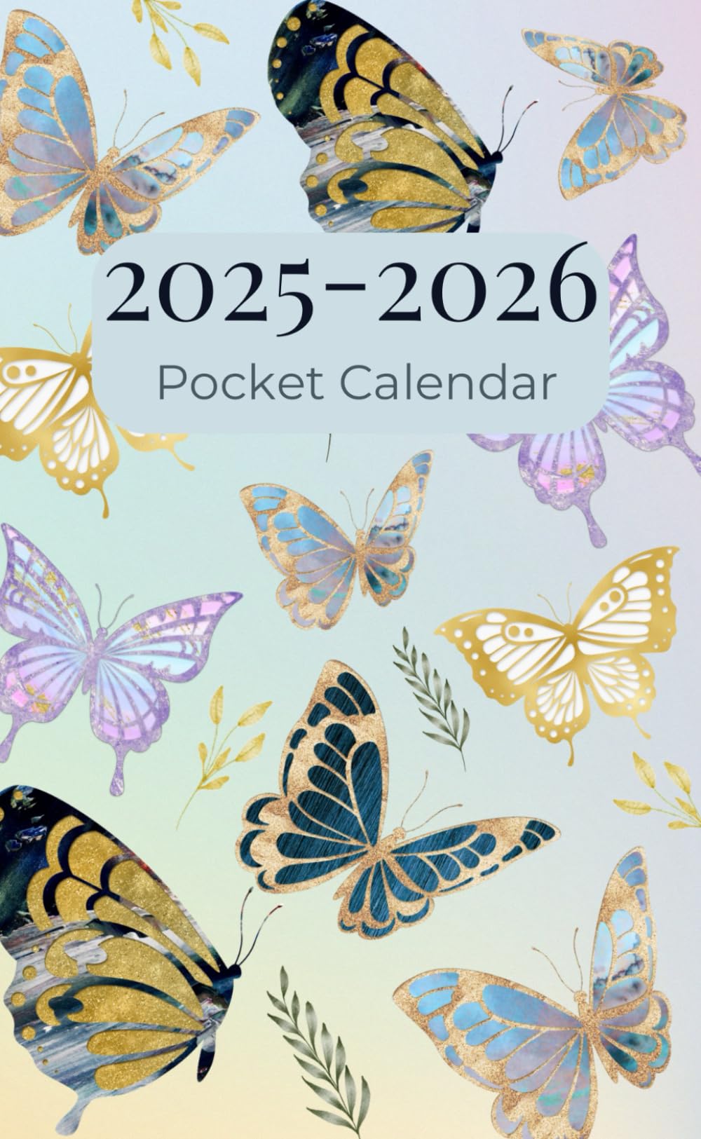 Pocket Calendar 2025-2026: 2 Year Monthly Schedule Organizer ...