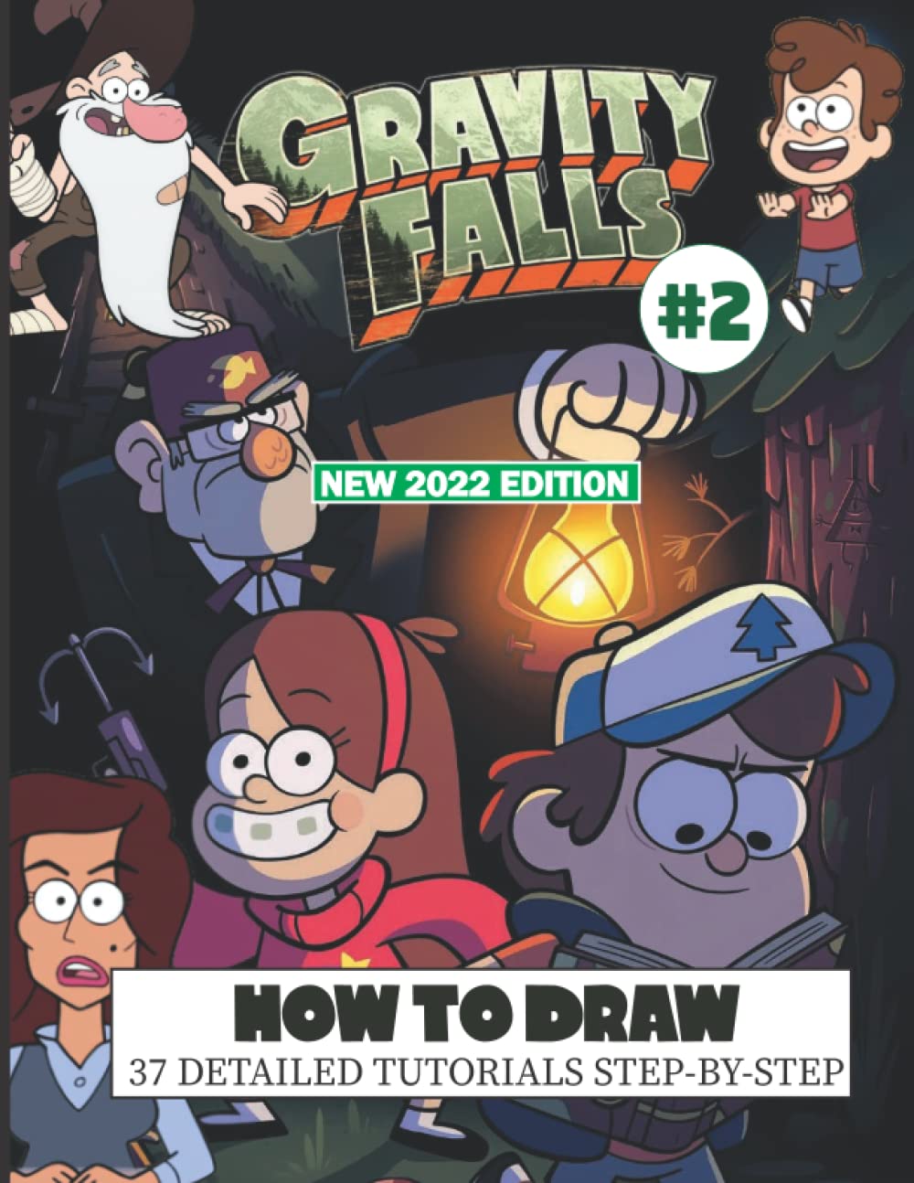 Buy How to Draw Grávity Fálls Cartoon Characters #2: Learn to Draw 37 ...