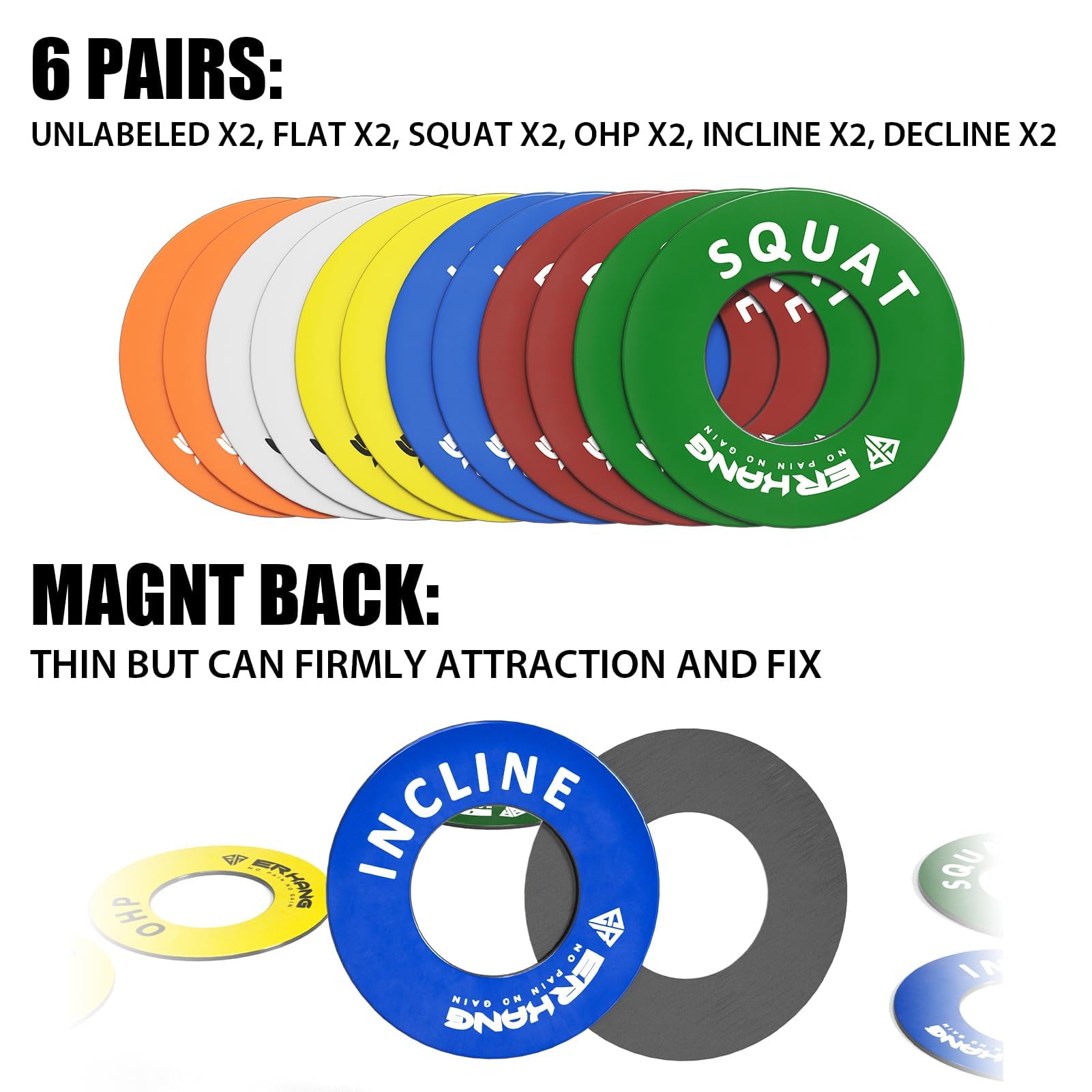 Snapklik.com : GMWD Power Cage Magnetic Position Markers, 1 Inch Power ...