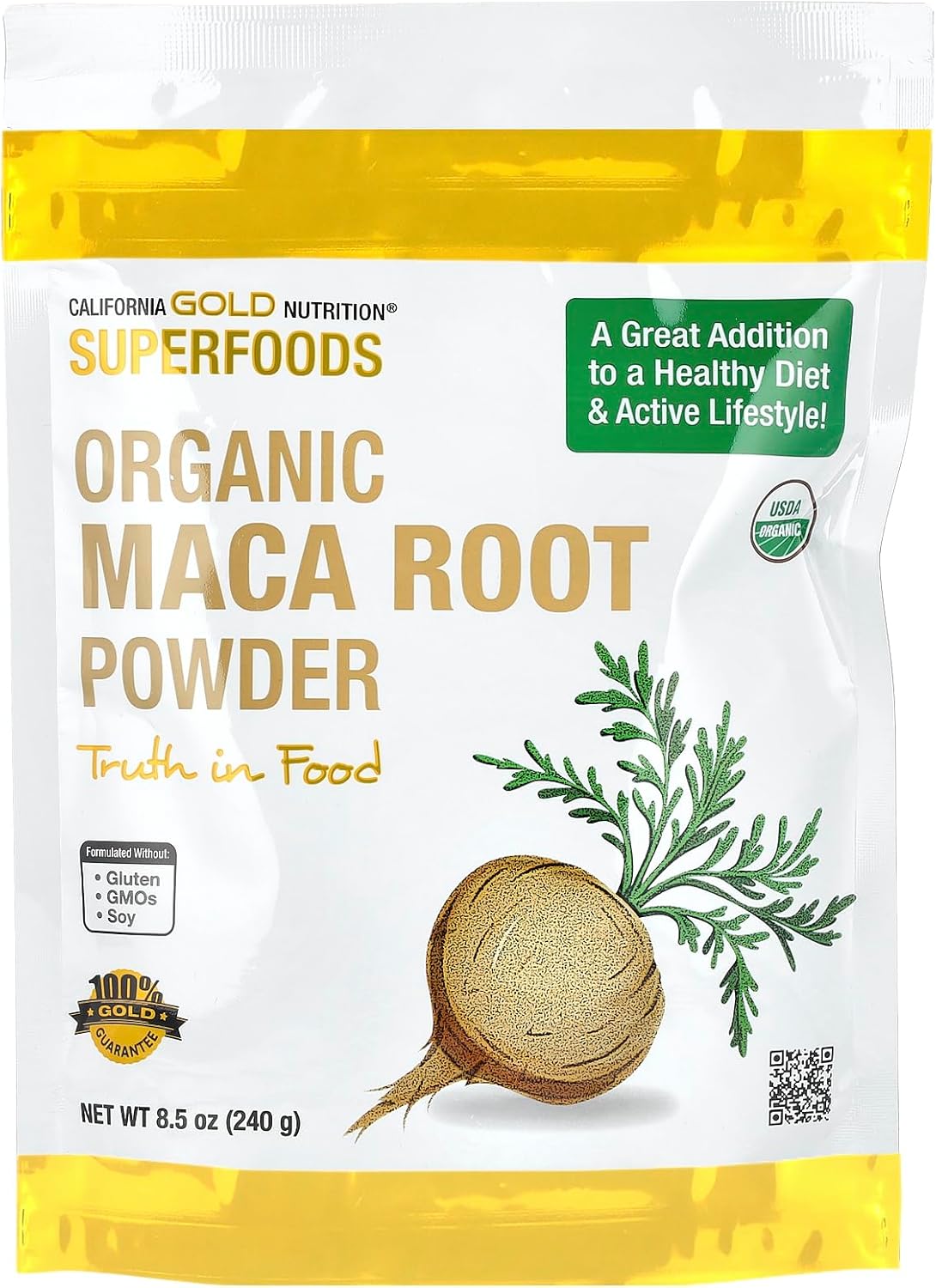 California Gold Nutrition Superfoods, Certified Organic Peruvian Maca ...