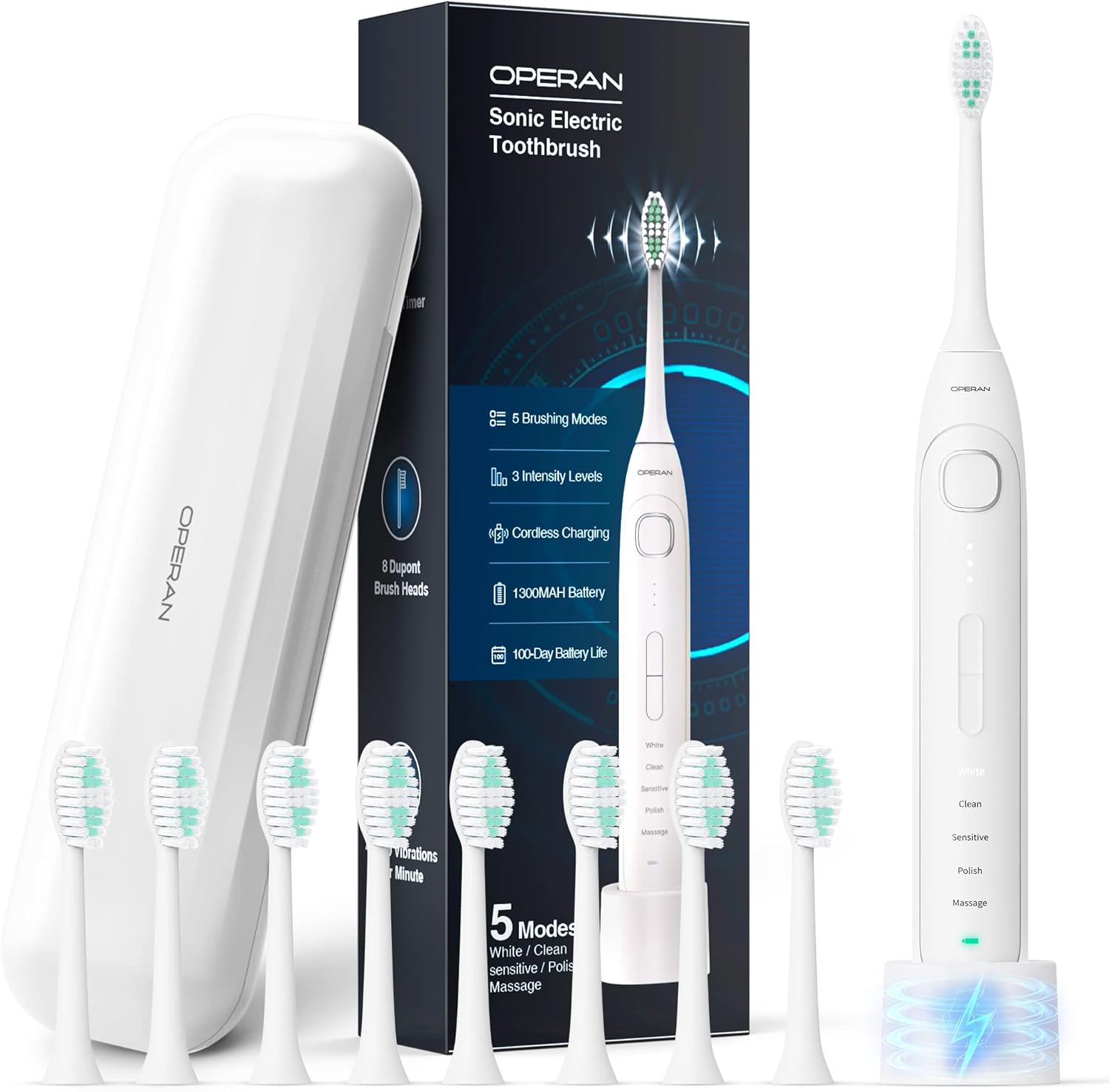 Amazon.com: Operan Electric Toothbrush for Adults and Kids Sonic ...