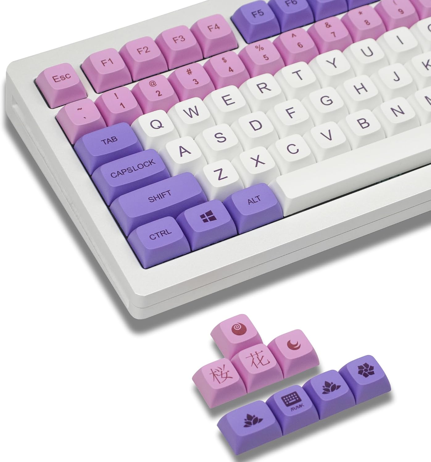 Amazon.com: XVX PBT Keycaps, Keycaps 60 Percent Dye-Sublimation ...