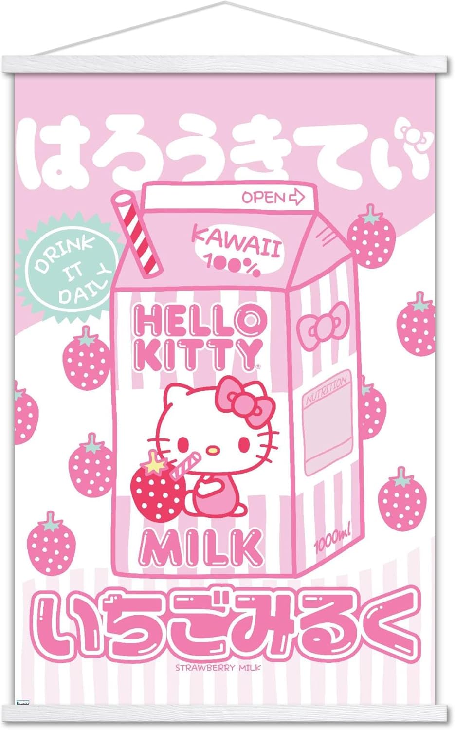 Amazon.com: Trends International Hello Kitty and Friends - Kawaii Milk ...