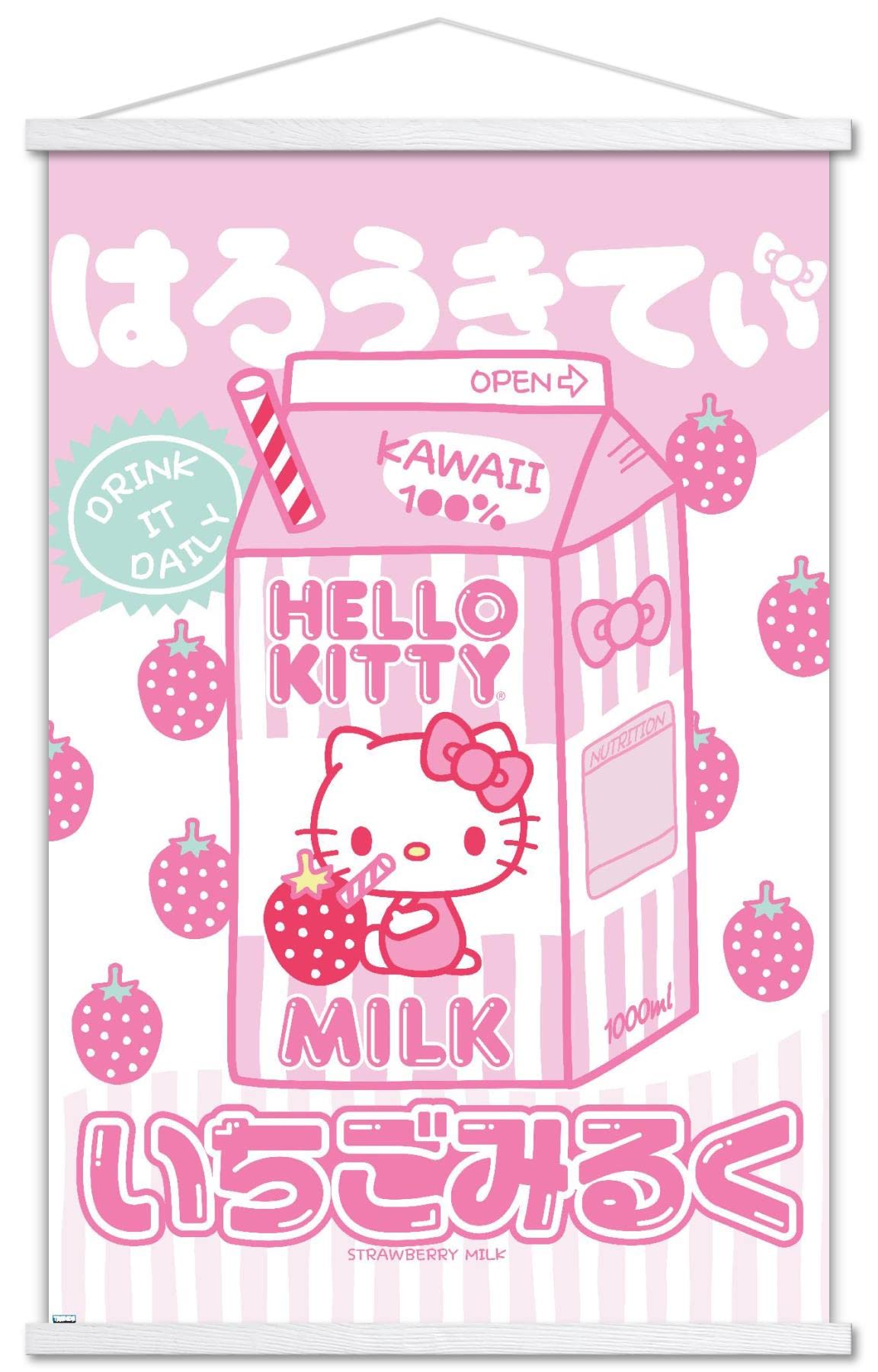 Amazon.com: Trends International Hello Kitty and Friends - Kawaii Milk ...