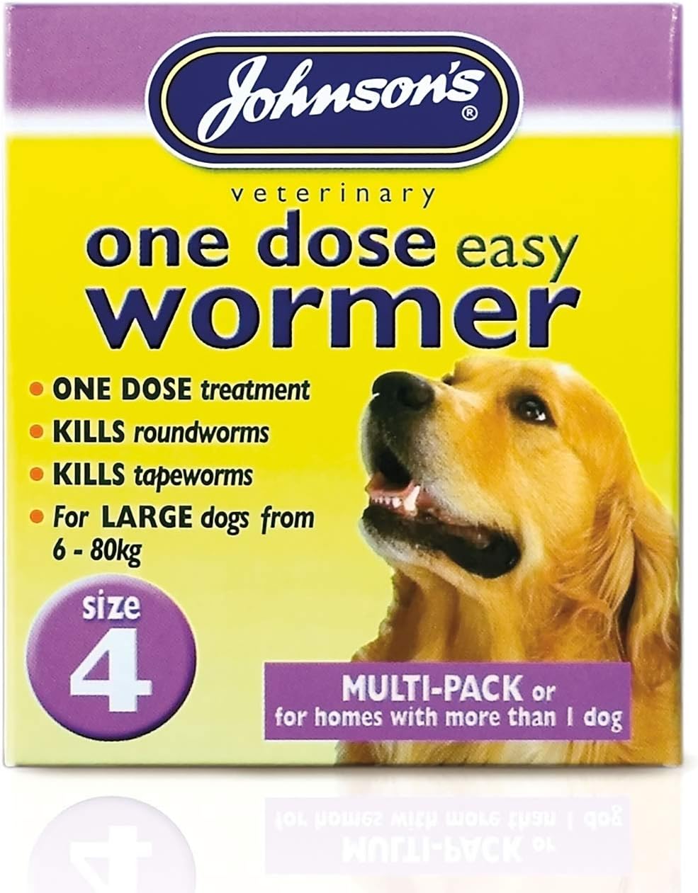 Johnson's One Dose Wormer for Dogs and Puppies, 6 - 80 kg : Amazon.co ...