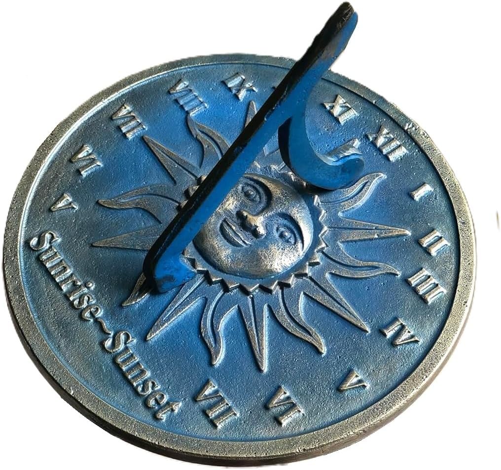 Amazon.com: ARTIZANSTORE Brass Sundial - Sunrise/Sunset Sundial, Unique ...