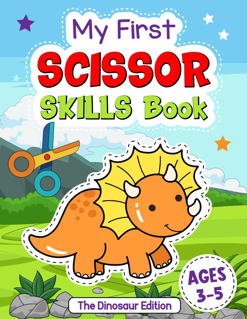 My First Scissor Skills Book: Activity Book for Toddlers - Dinosaur ...