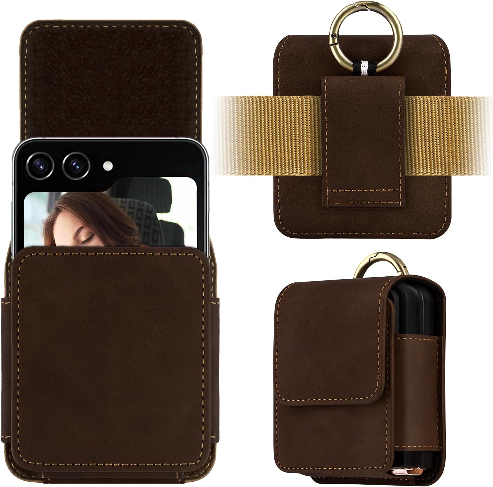 Amazon.com: NINKI Holster Compatible Motorola Razr Plus Case with Belt ...