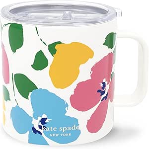 Amazon.com: kate spade new york Stainless Steel Insulated Mug with ...