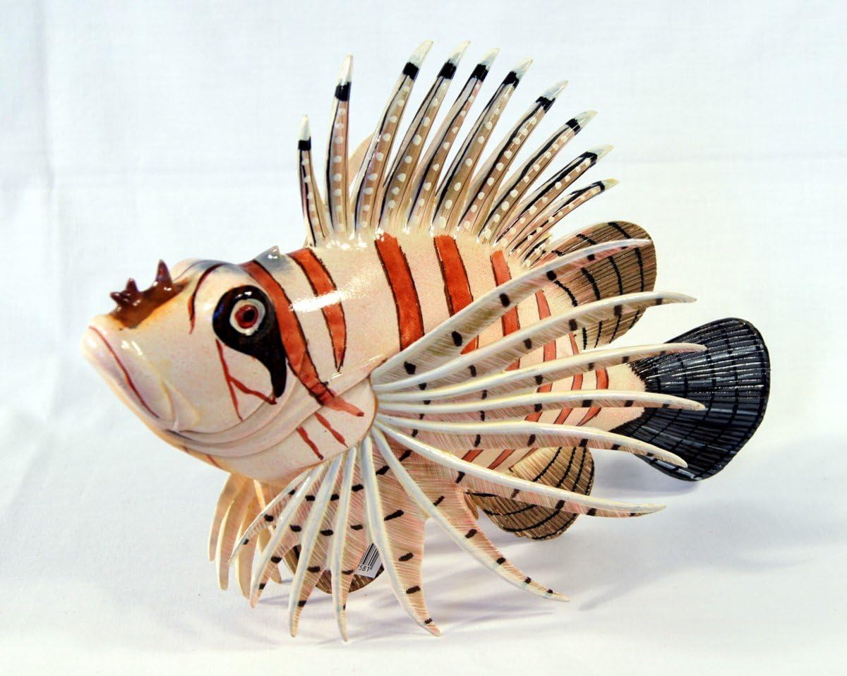 Amazon.com: LX Handpainted Tropical Lionfish Lion Fish Replica Statue ...