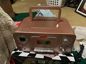 Amazon.com: Portable Stereo CD Player with Bluetooth, AM/FM Stereo ...