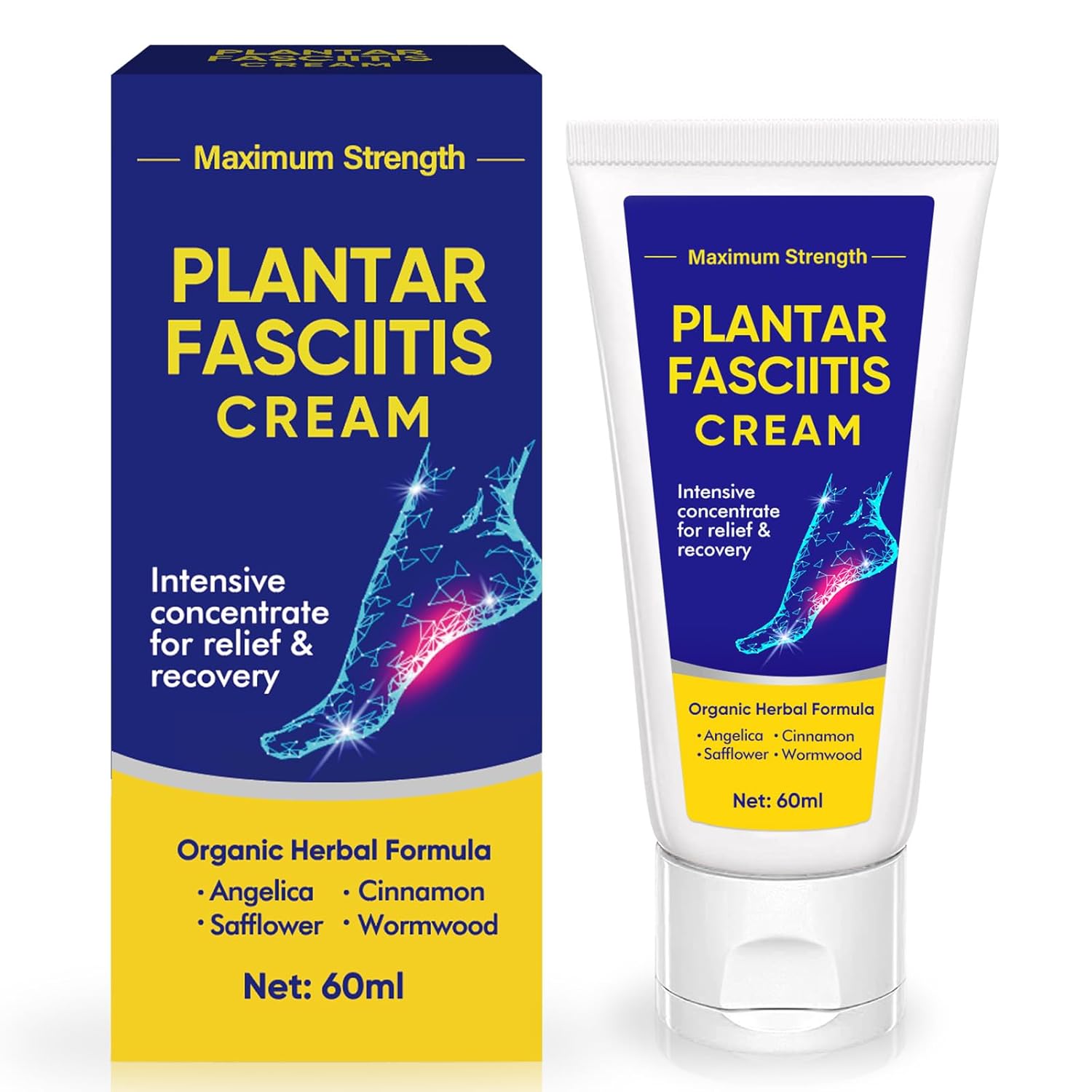 Amazon.com: LAORICI Plantar Fasciitis Relief Cream - Heel Relief Cream ...
