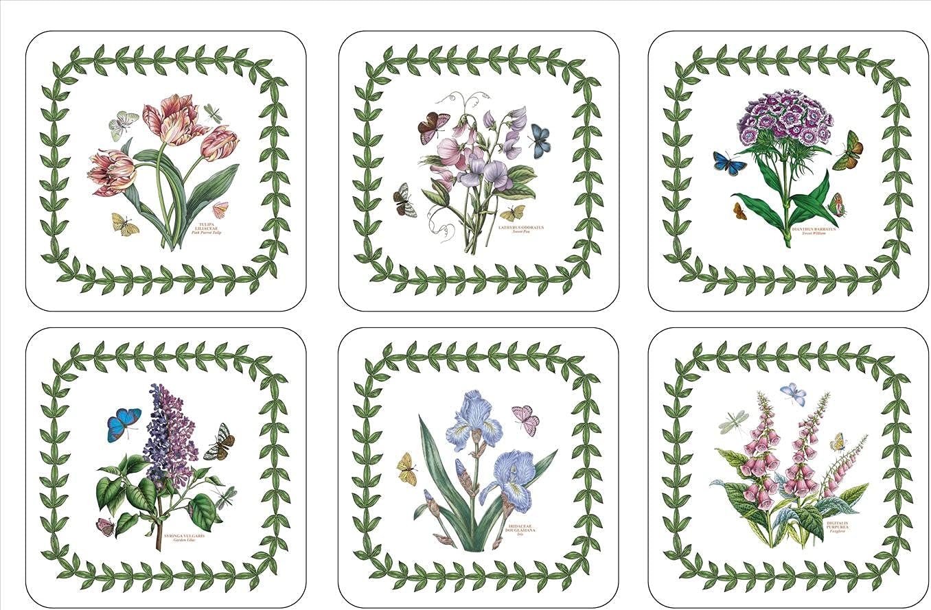 Amazon.com | Pimpernel - Botanic Garden Coasters - Set of 6 Motifs ...