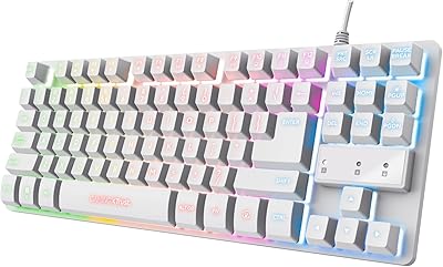 NEWMEN GM326 Mechanical Keyboard,Wired Gaming Keyboard,75 Percent TKL ...