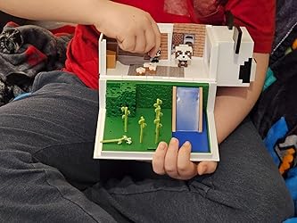 Amazon.com: Mattel Minecraft Mob Head Minis Toys, Panda Playhouse ...