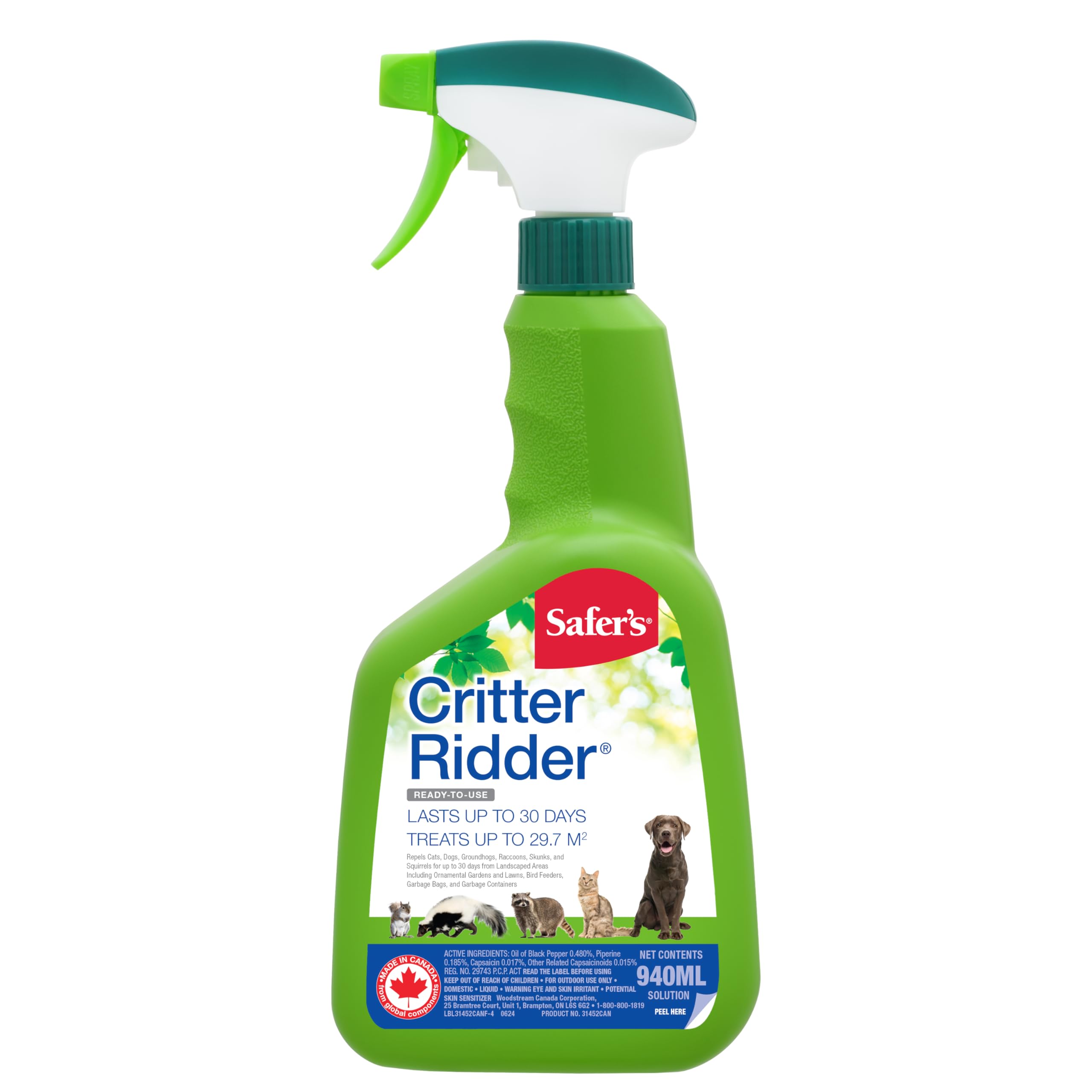 Critter Repellent Spray Havahart Critter Ridder II Outdoor Natural