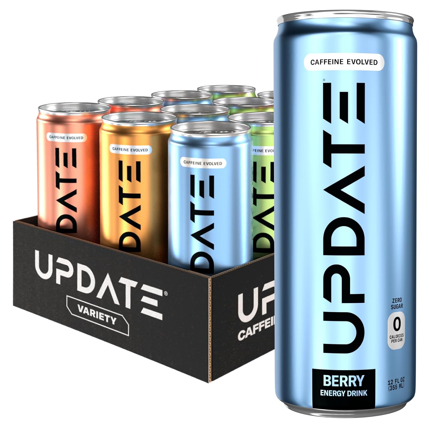 Amazon.com : Drink Update Energy Drink with Paraxanthine - Jitter Free ...
