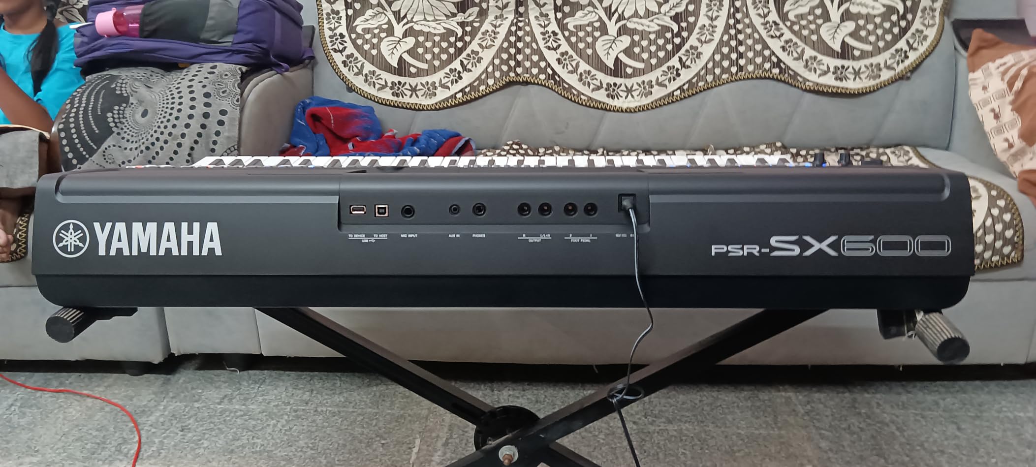 Yamaha PSR-SX600 Arranger Digital Workstation keyboard With Blueberry ...