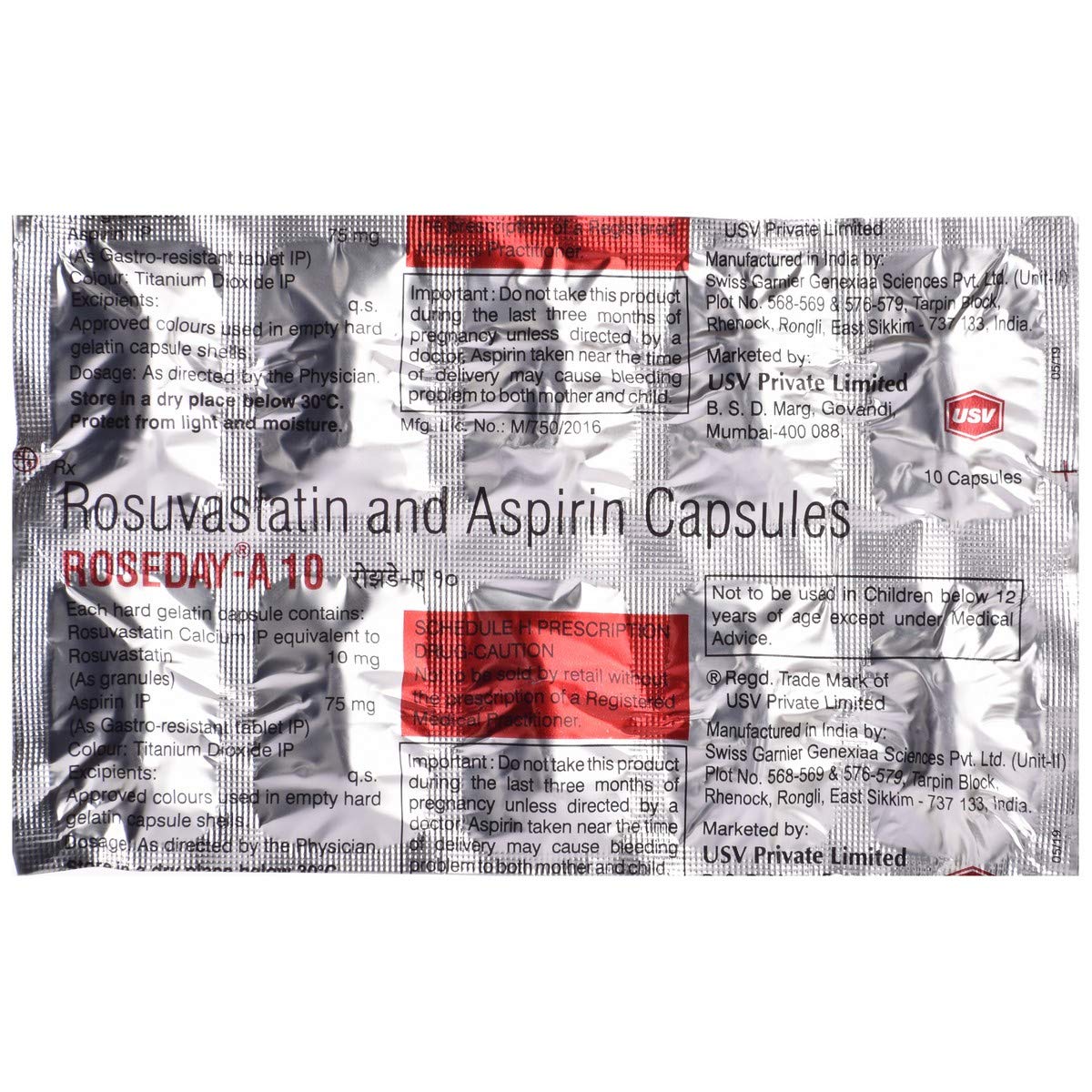 Roseday-A 10 - Strip of 10 Capsules : Amazon.in: Fashion