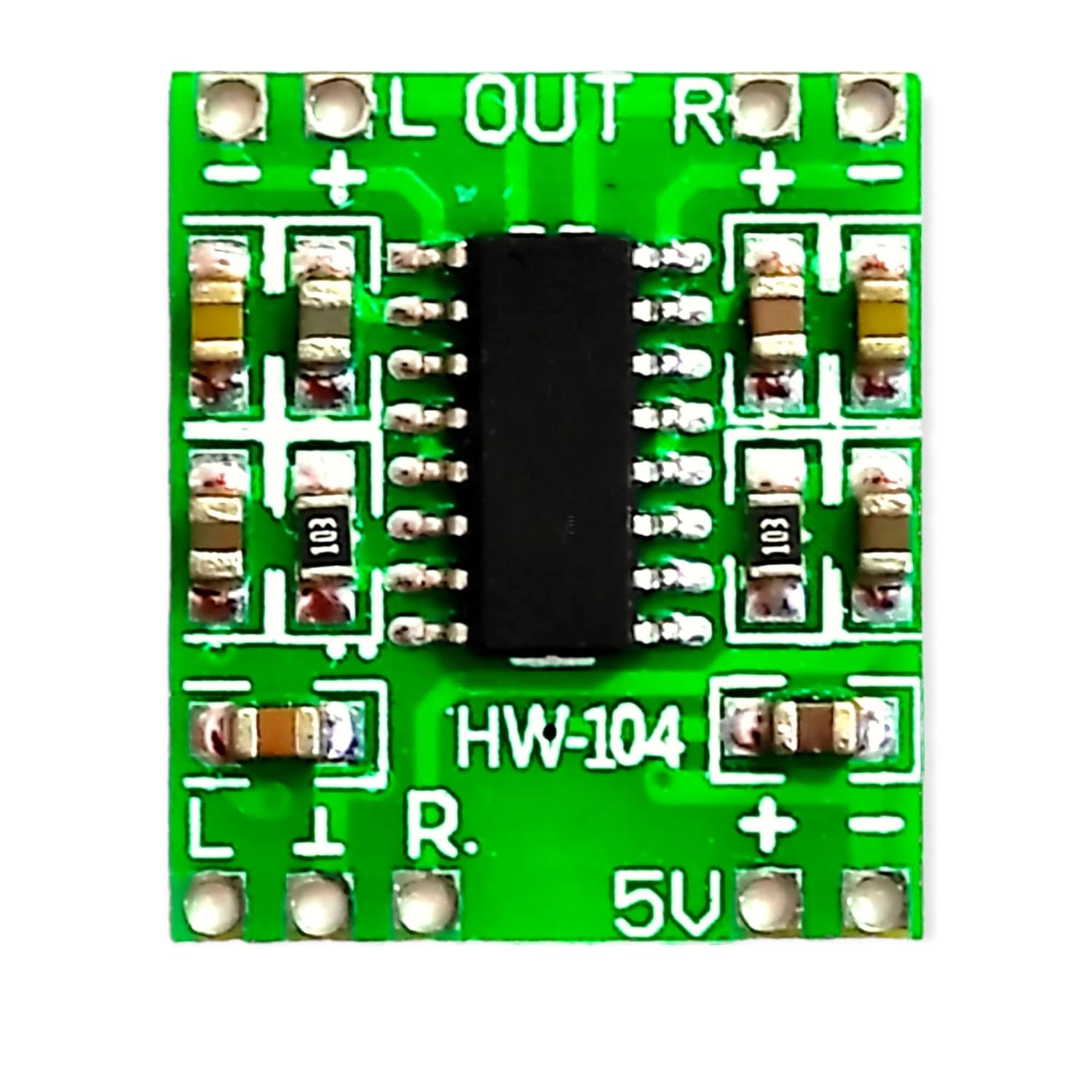 UNIVERSAL HUB PAM8403 (HW-104) 3+3 watts Mini Digital Power Amplifier ...