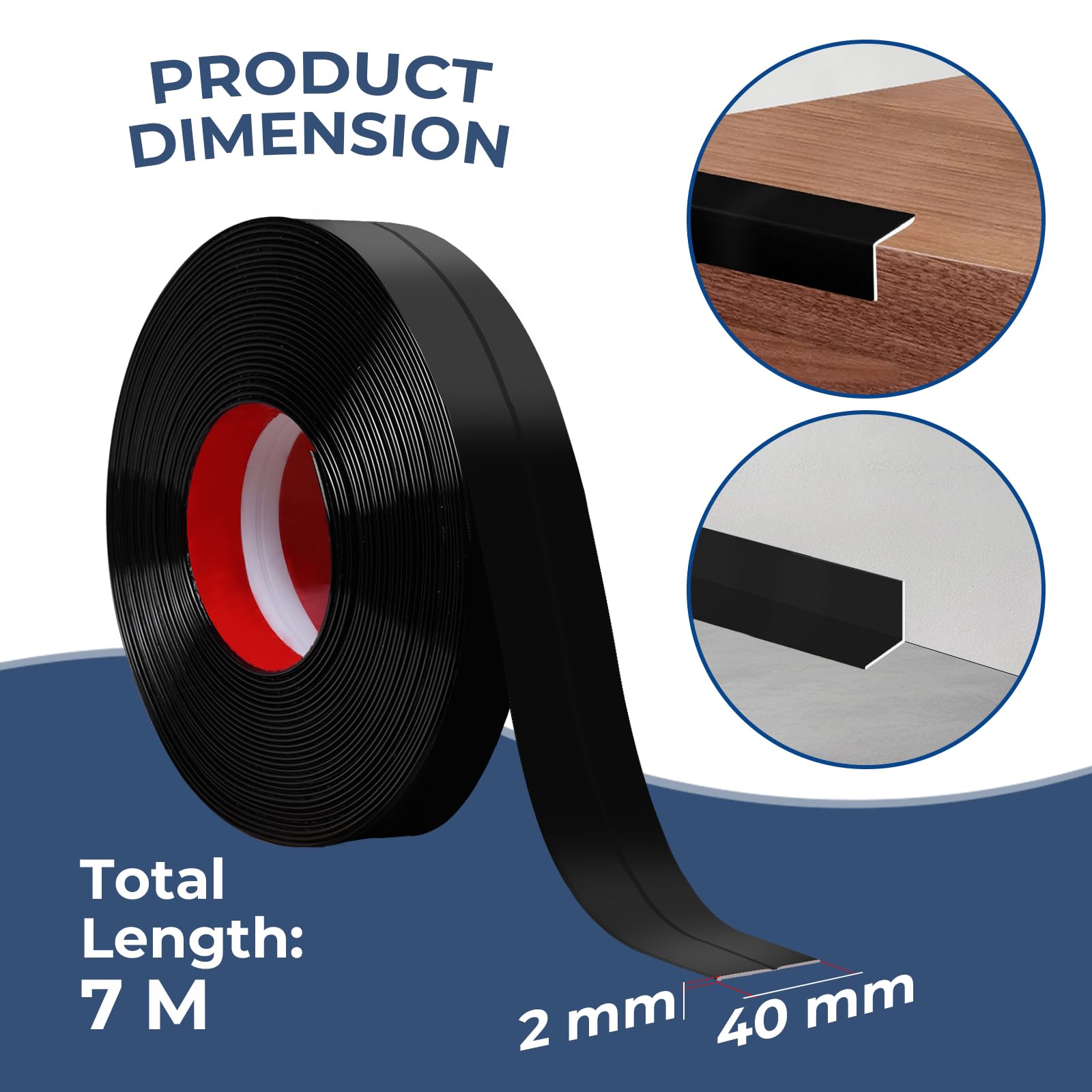 Snapklik.com : Storystore Wall Corner Protector Moulding Trim 1.6 In X ...
