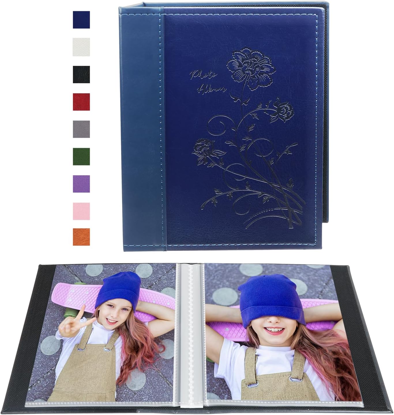Miaikoe Small Photo Album 6x4 2 Packs, Each Pack Holds 50 Vertical ...