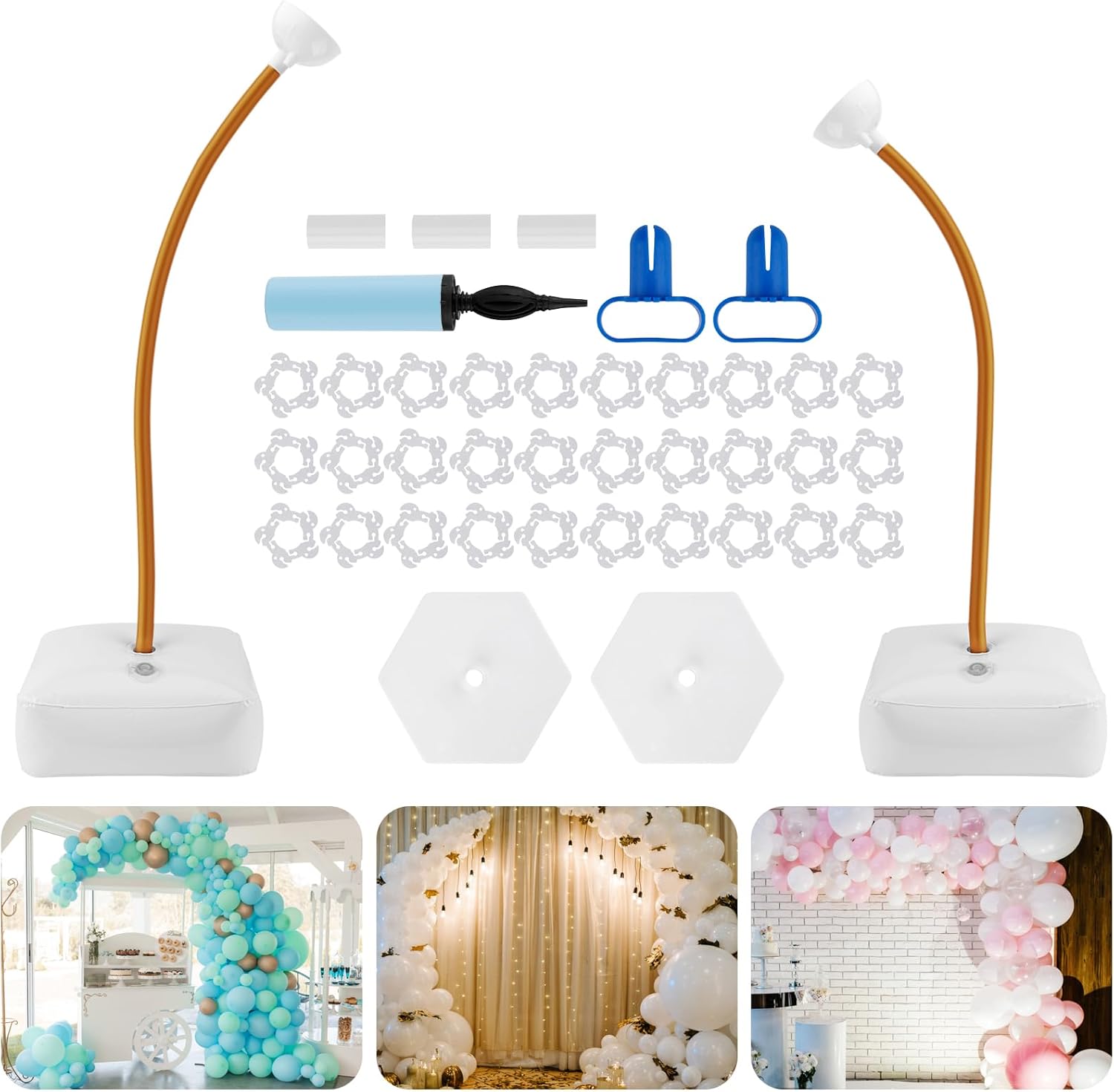 Amazon.com: Balloon Arch Kit, 8.2FT&5FT Height Free Bending Balloon ...