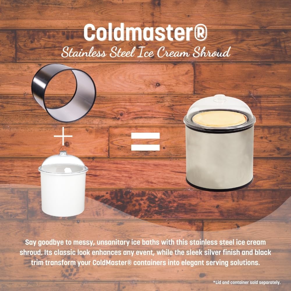 Stainless Steel Shroud Carlisle Coldmaster Ice Cream Shroud - 3 Gallon ...