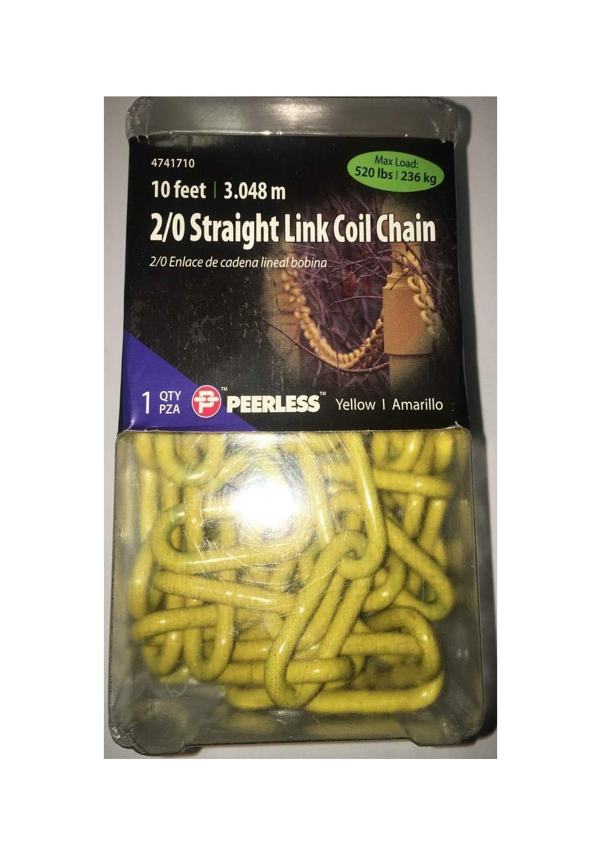 Chain 2/0 Size 25 Ft 545 Lb Capacity DAYTON 1DKA6 Chain 2/0 Size 25 Ft ...