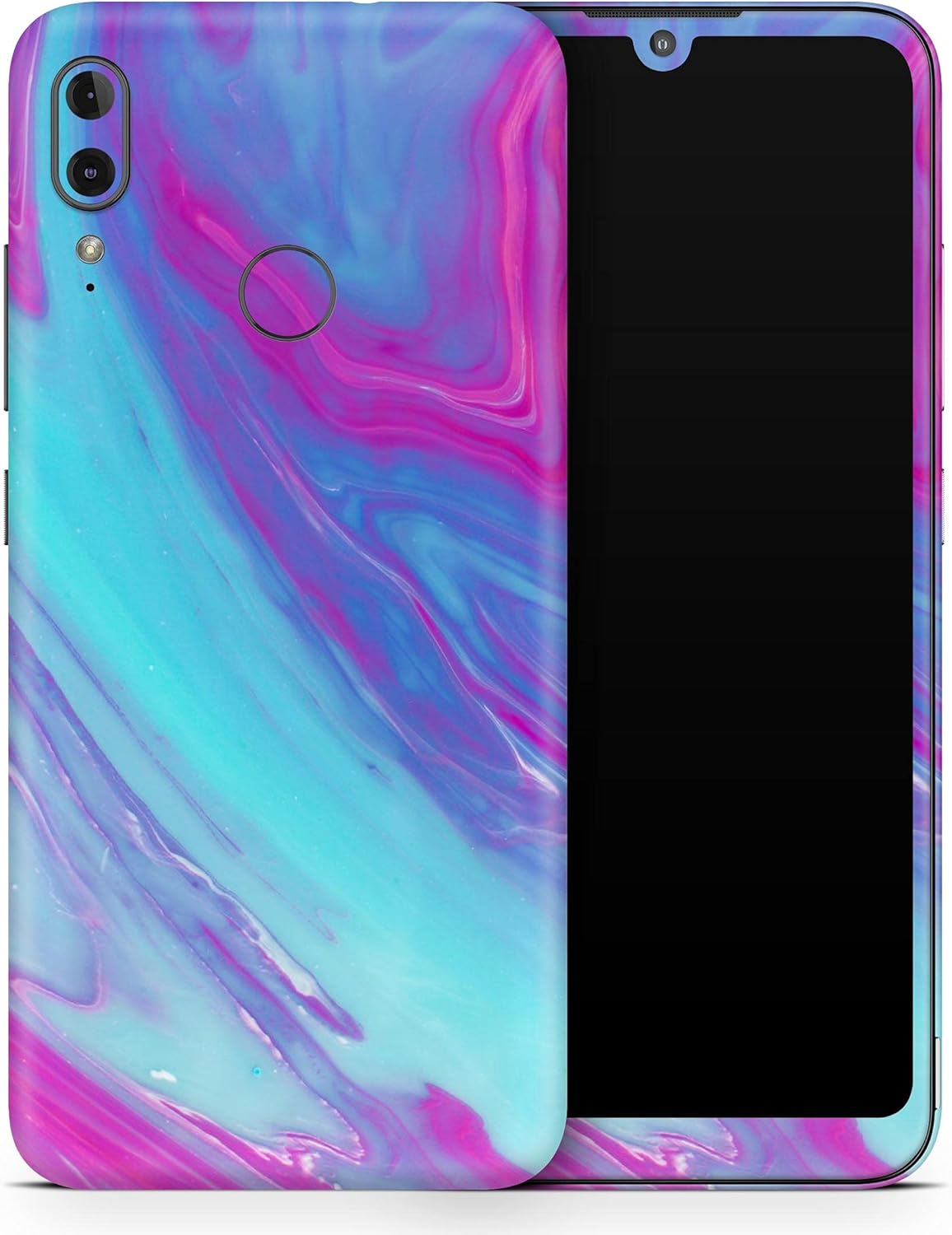 Amazon.com: Design Skinz Marbled Ink V23 Full-Body Cover Wrap Decal ...