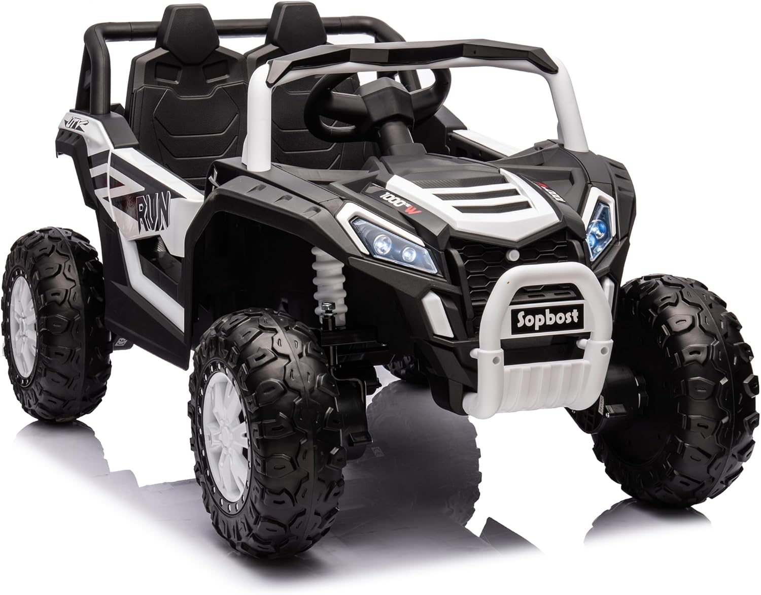 Amazon.com: sopbost 24V Kids UTV Ride-On Car, 4x4 Electric Off-Road ...
