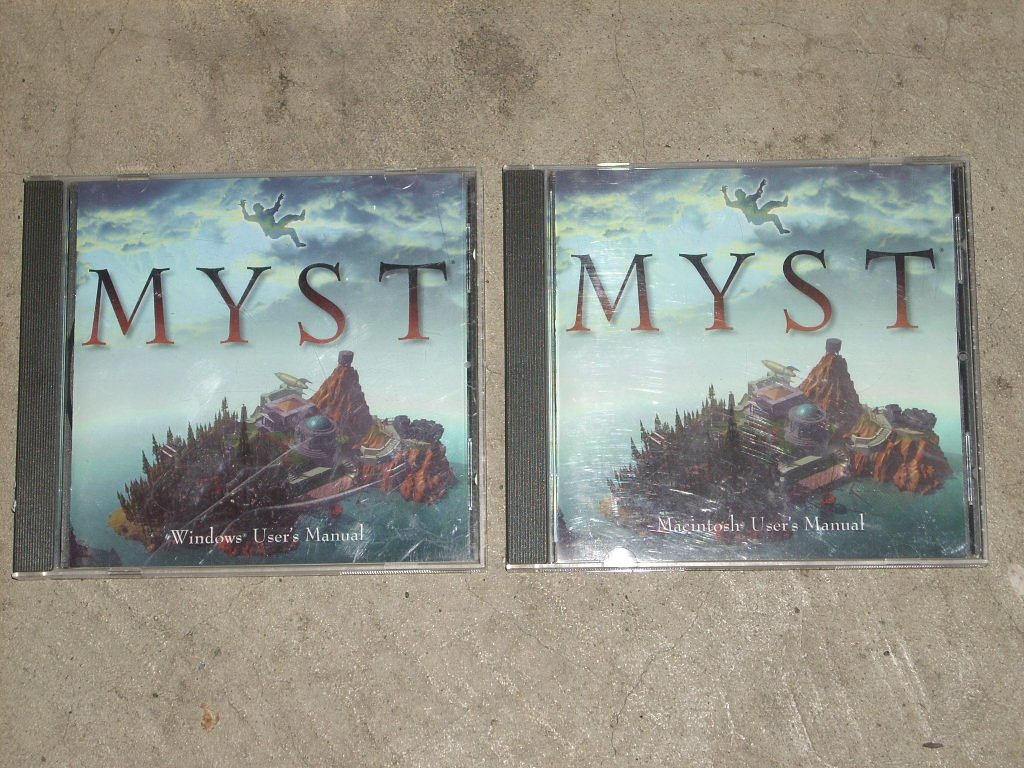 MYST Windows User's Manual CD (1993) in original jewel case + MYST ...