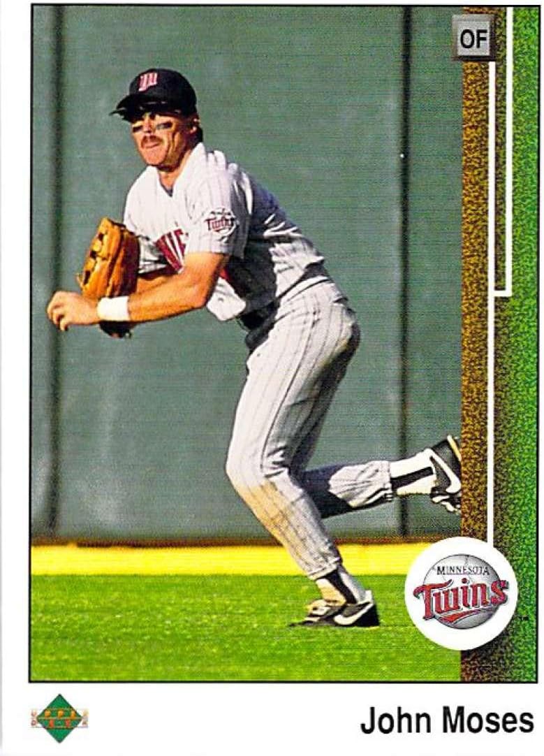 Amazon.com: Baseball MLB 1989 Upper Deck #242 John Moses Twins ...
