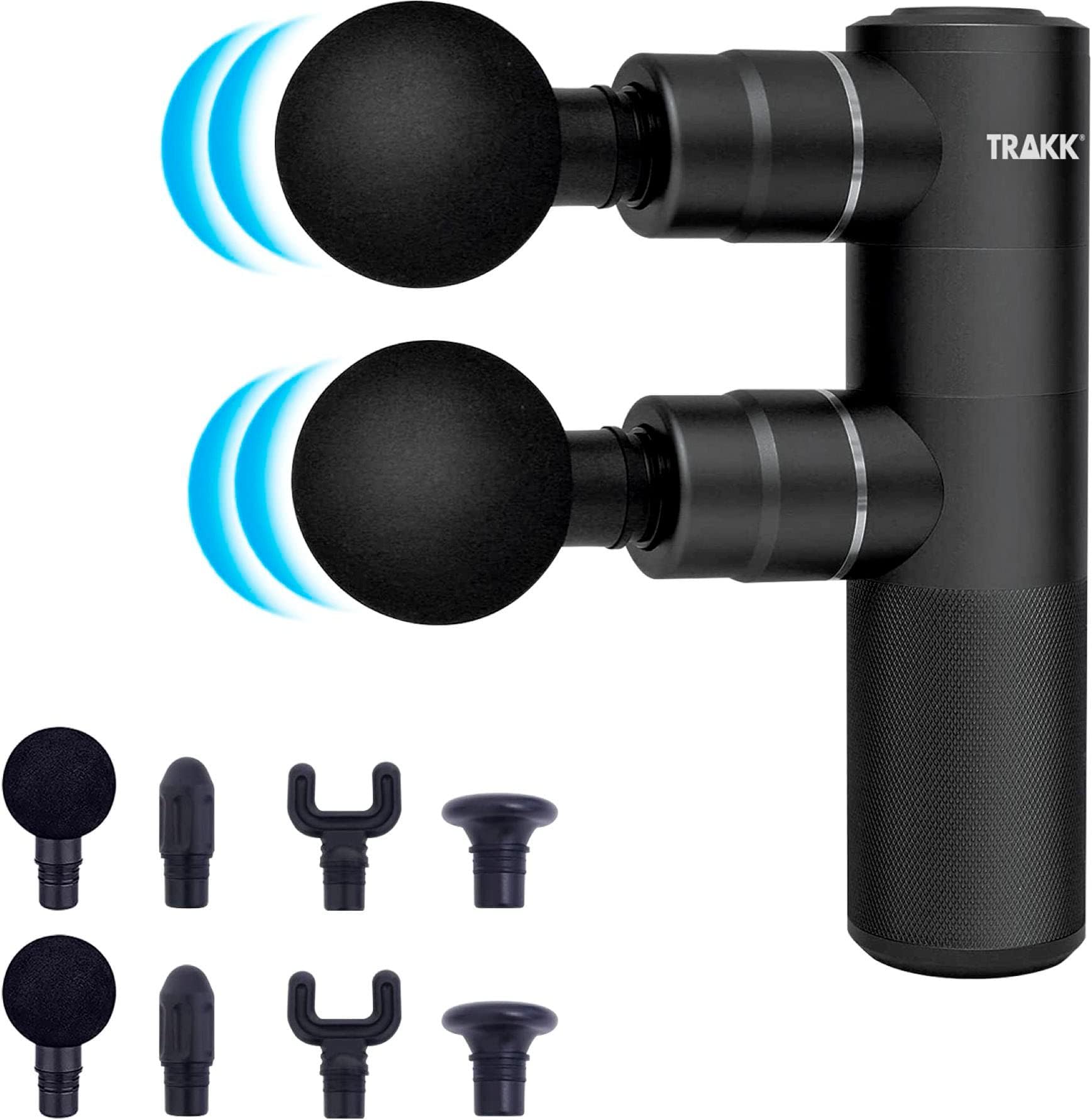 Amazon.com: TRAKK Double Head Massage Gun for Muscle and Pain Relief ...
