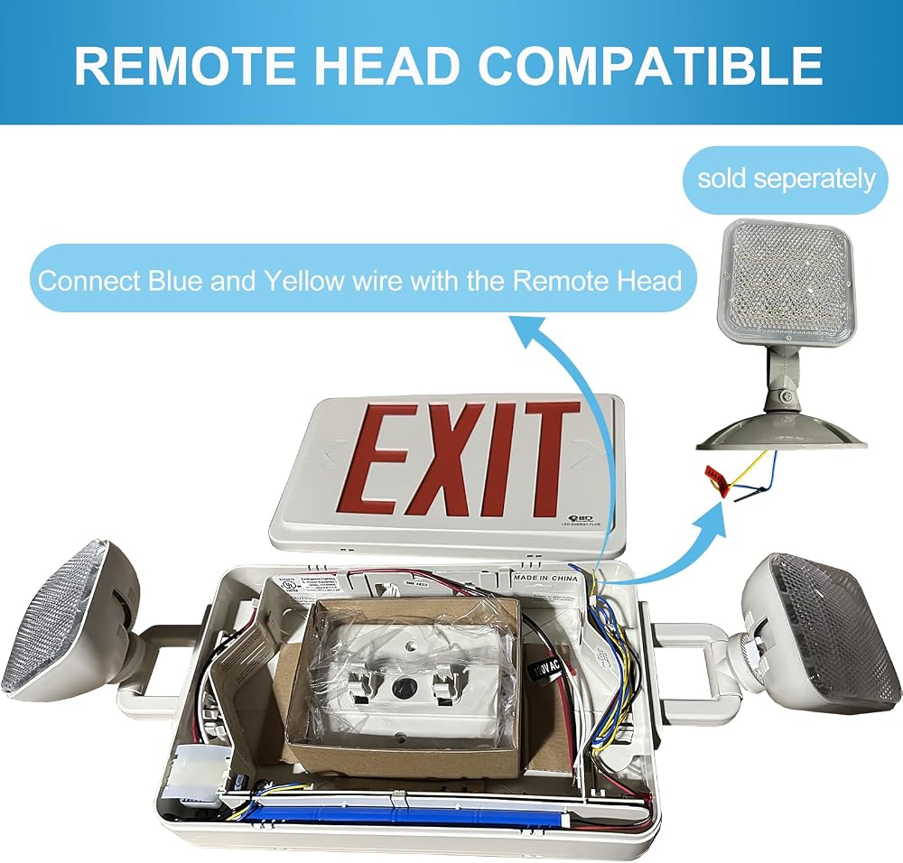 Double Sided LED Emergency EXIT Sign, Remote Philippines | Ubuy