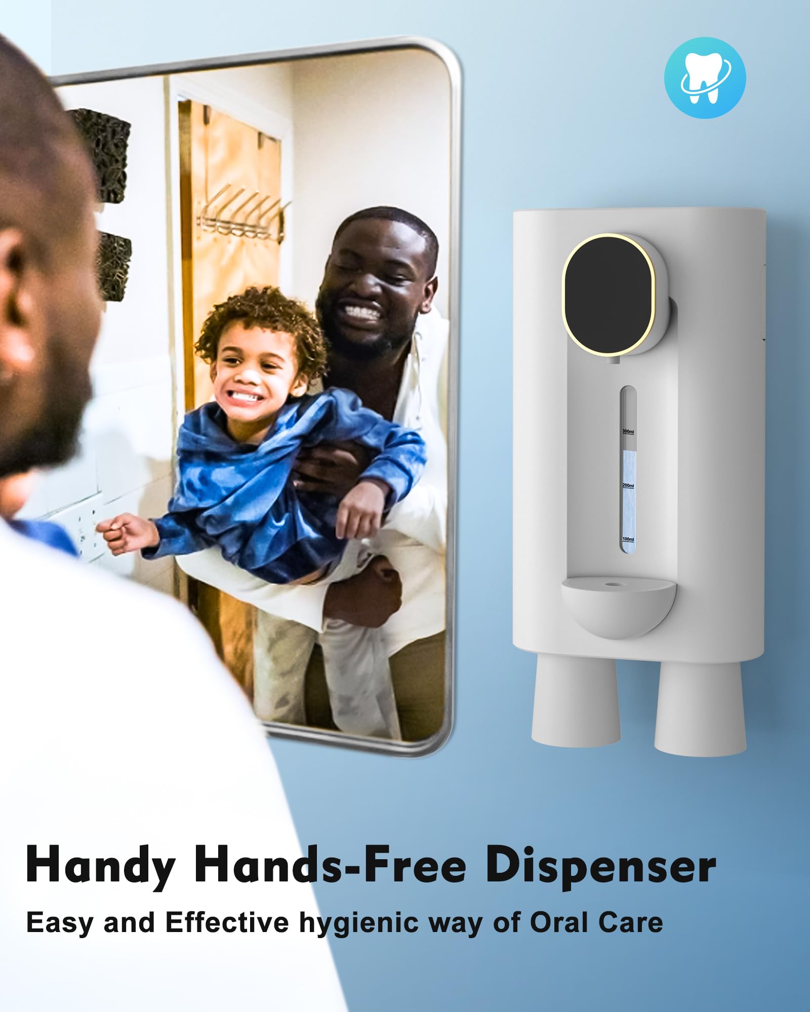 Snapklik.com : Hoofun Automatic Mouthwash Dispenser For Bathroom,18 ...