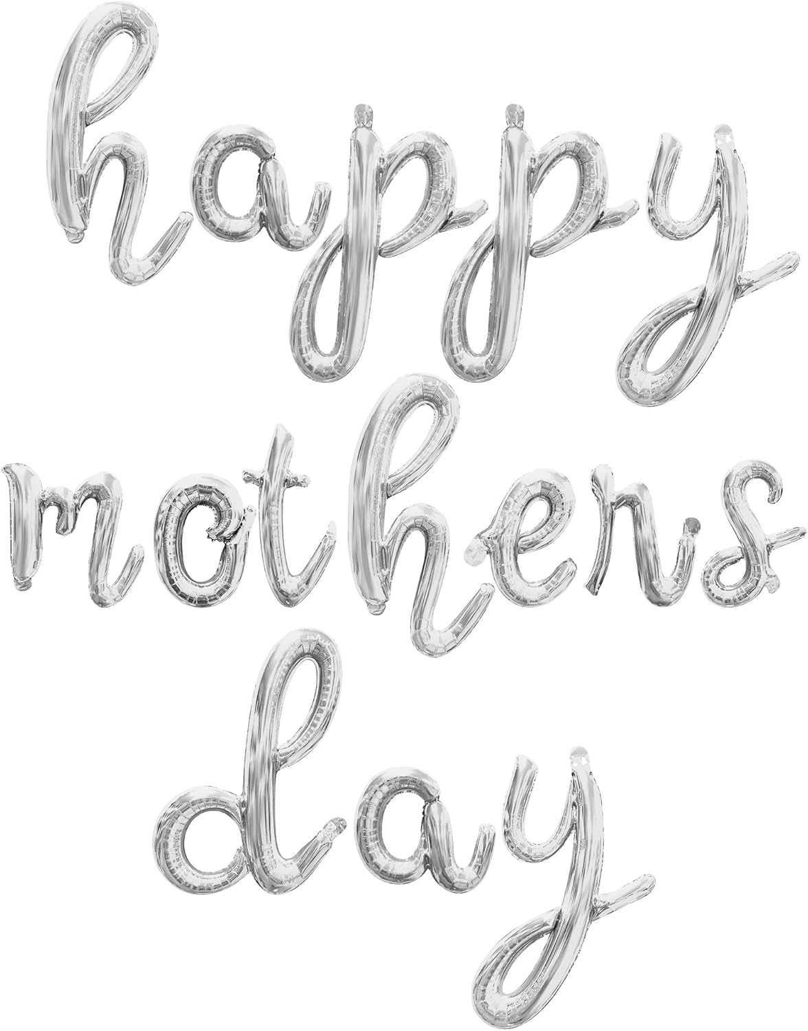 Amazon.com: Cursive Script Letter Balloons - HAPPY MOTHERS DAY 16" Inch ...