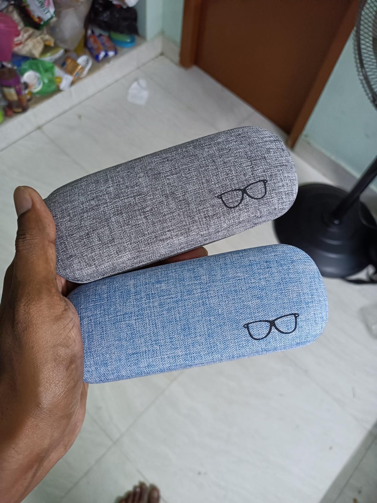 Store2508 Pack of 2 Unisex Hard Shell Protective Case for Eyewear ...