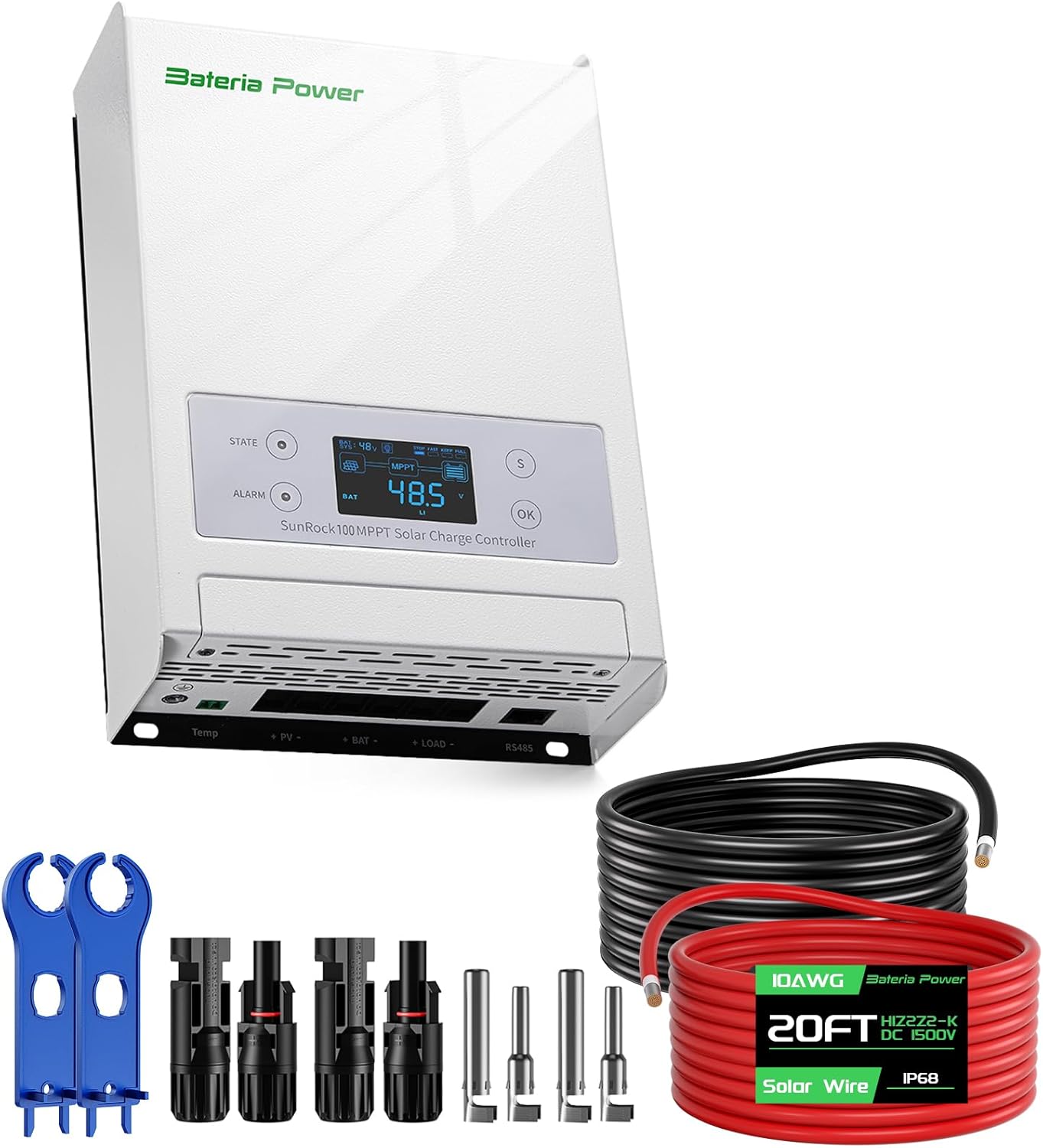 Amazon.com: Solar Panel Extension Cable 10AWG(6mm²) with Female and ...