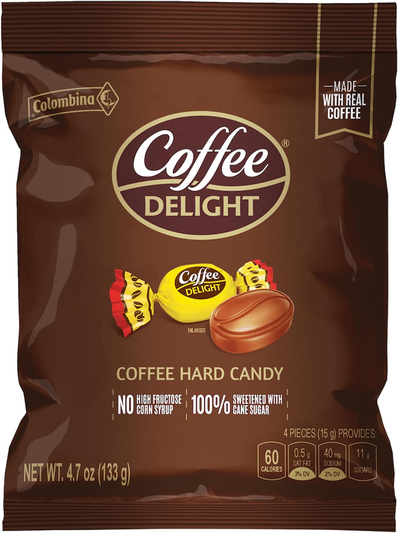 Amazon.com : Colombina Coffee Delight Hard Candy, Coffee-Flavored Candy ...