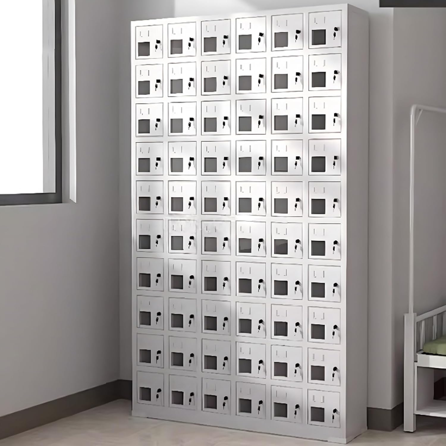 Transparent Steel Cell Phone Storage Locker with Visible Window ...