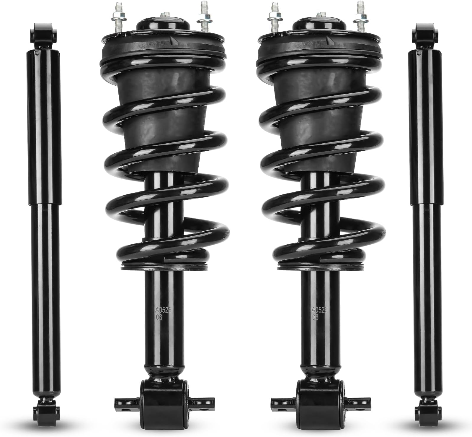 Amazon.com: Front and Rear Struts Assembly Shock Fit for 07-13 Chevy ...
